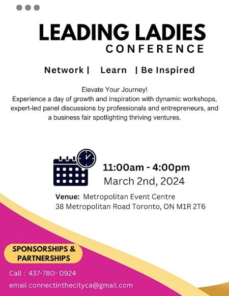 Leading Ladies Connect Presents the Leading Ladies Conference 2024 ...